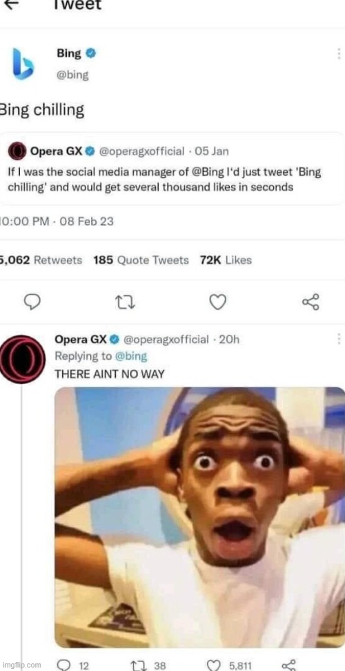 Opera GX W - Imgflip