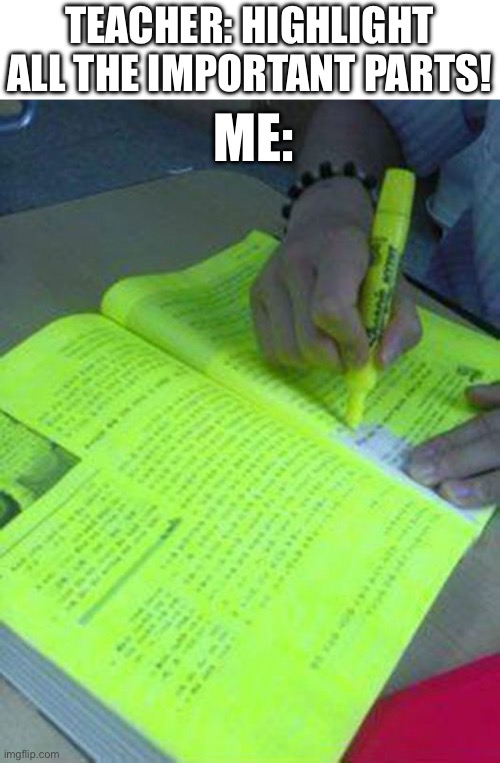 Highlighted Text Meme Memes GIFs Imgflip