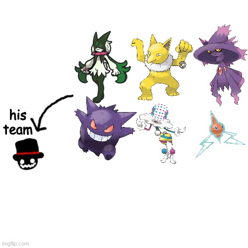 him being Espiritu the psychic ghost magician (an oc) - Imgflip