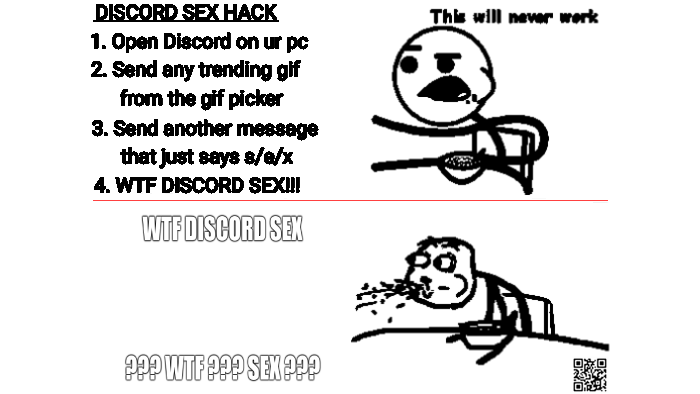 Discord Sex Hack Blank Template Imgflip