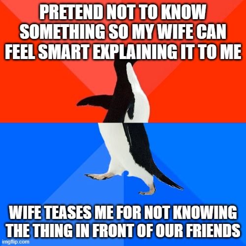Socially Awesome Awkward Penguin Meme - Imgflip