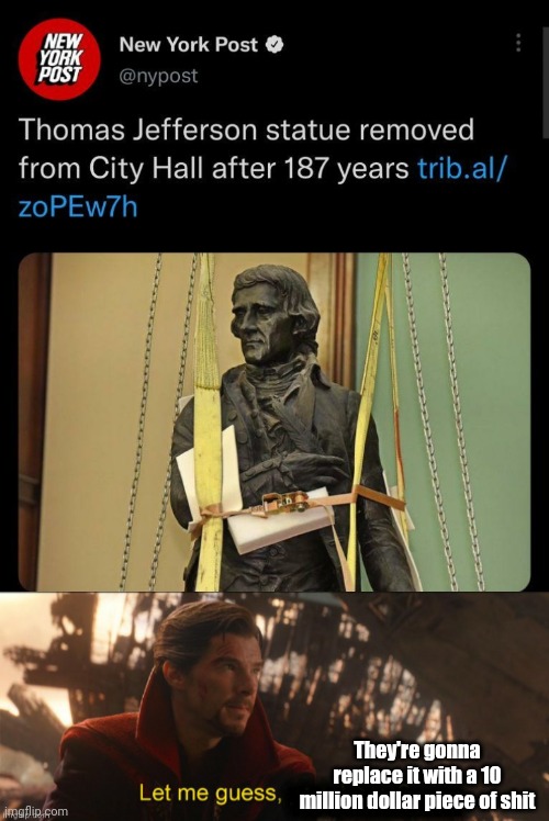 Never forget that horrid MLK tribute statue. - Imgflip