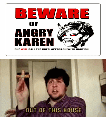Evil angry Karen - Imgflip
