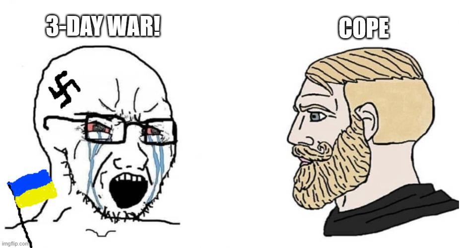 crying wojak vs chad - Imgflip