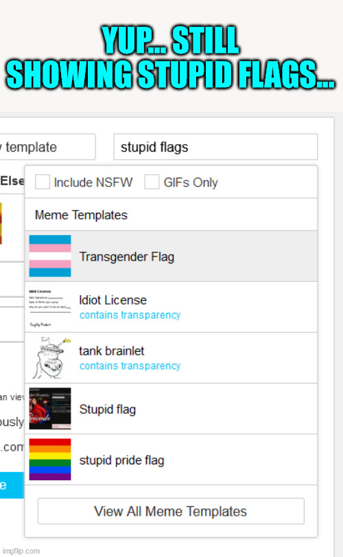 ImgFlip search reveals the truth - Imgflip