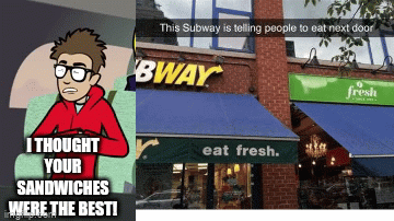 I like subway - Imgflip