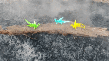 Origami dragons - Imgflip