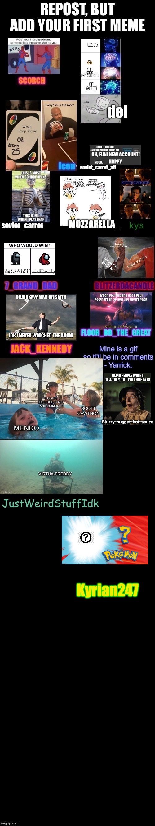 tbh I have no idea what went through my mind when making my first ever image - Imgflip