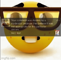 And I’m also comment banned - Imgflip
