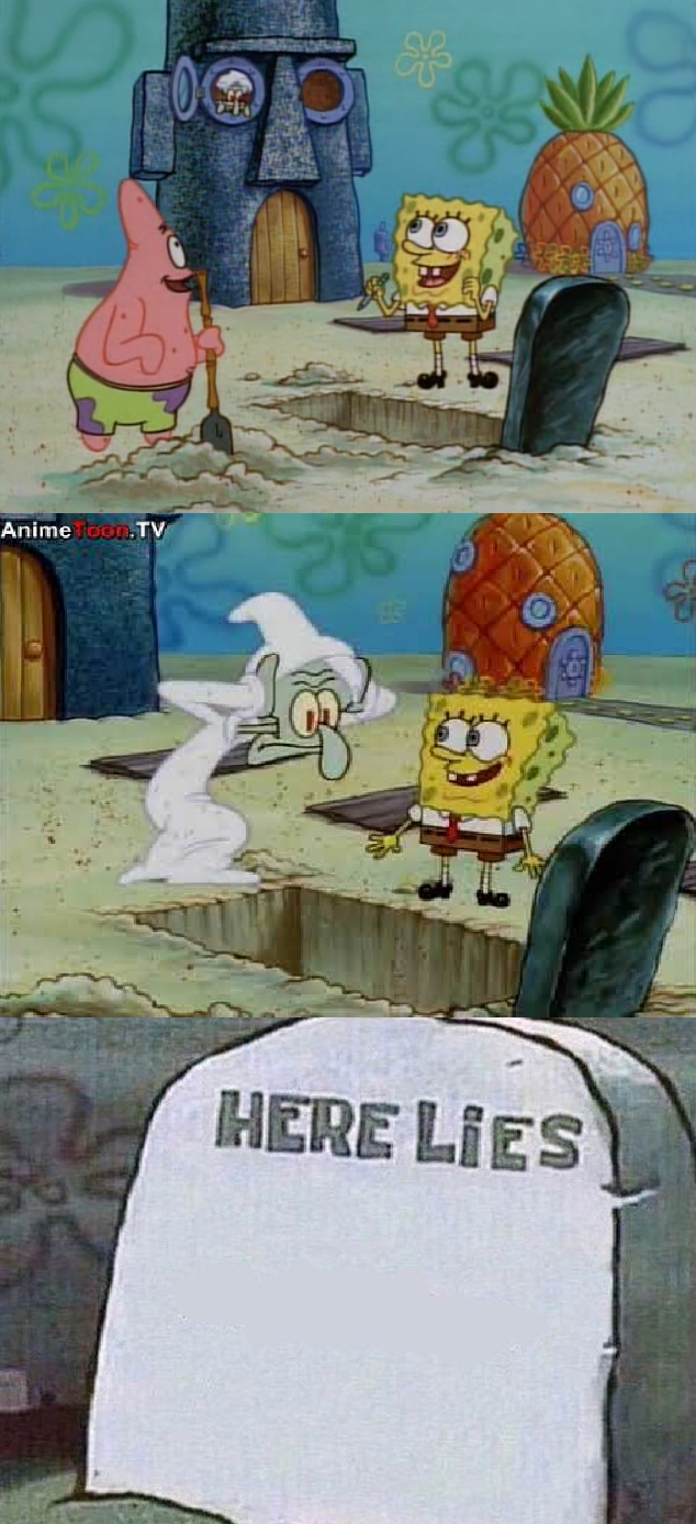 Squidward Grave Memes Imgflip