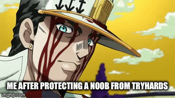 I am the noob protector - Imgflip