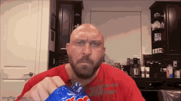 Ryback Eating Ruffles Potato Chips - Imgflip