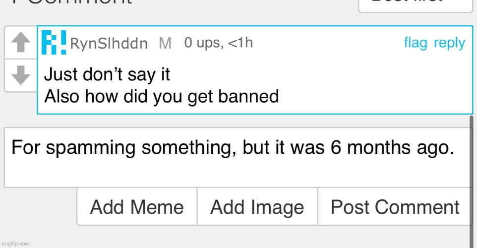 I don't even remember what I spammed - Imgflip