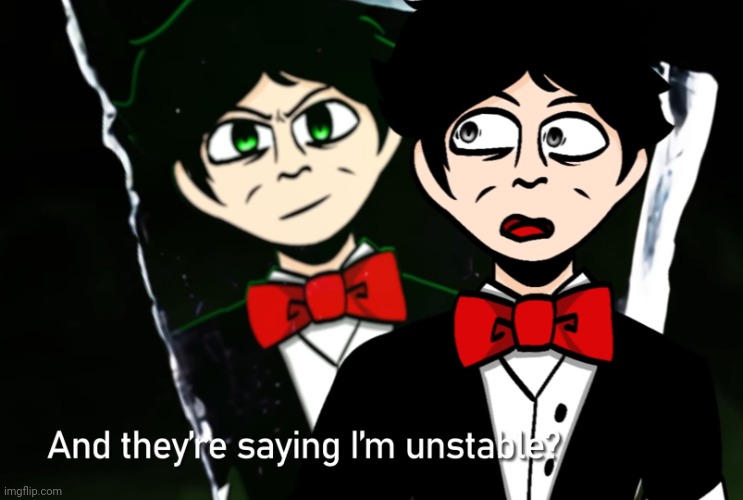 And they're saying I'm unstable? - Imgflip