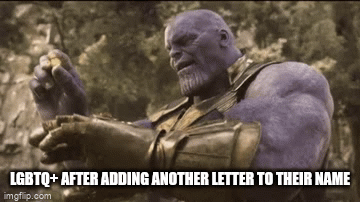 Thanos Completing Infinity Gauntlet - Imgflip