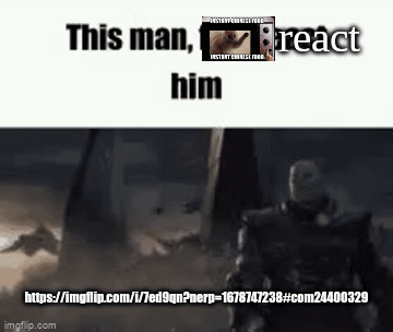 this man, fish react him - Imgflip