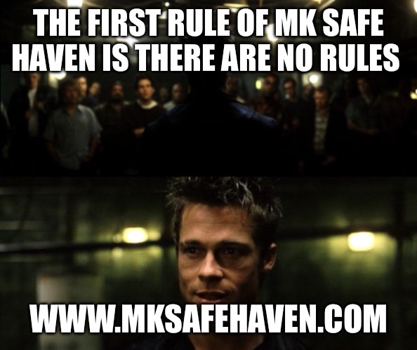 First rule of the Fight Club - Imgflip