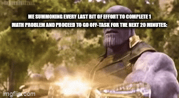 Yeah I should probably be doing my 5000 missing assignments rn ¯\_(ツ)_/¯ - Imgflip