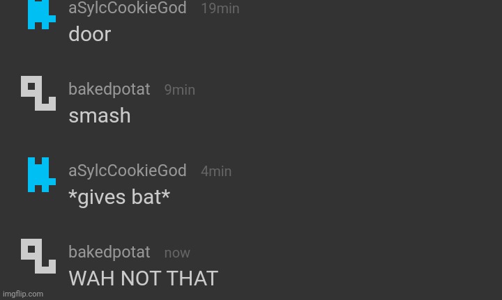 im pissing the bed wahoo - Imgflip