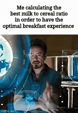 Perfect bowl of cereal - Imgflip