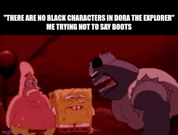 (boots is blue or smth -potat) - Imgflip