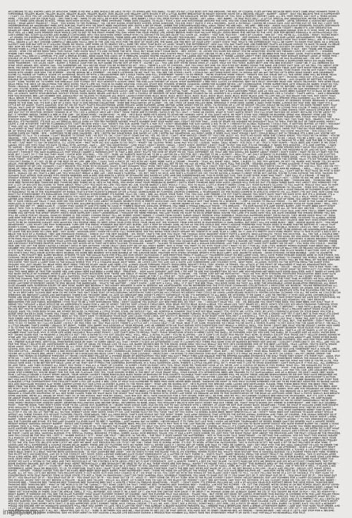 The Entire Bee Movie Script your Welcome Imgflip