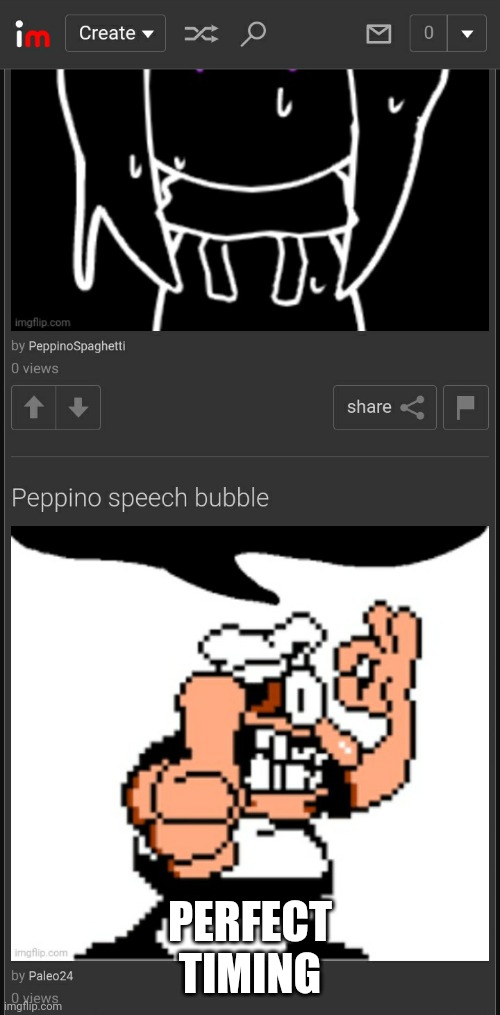 Peppino speech bubble - Imgflip