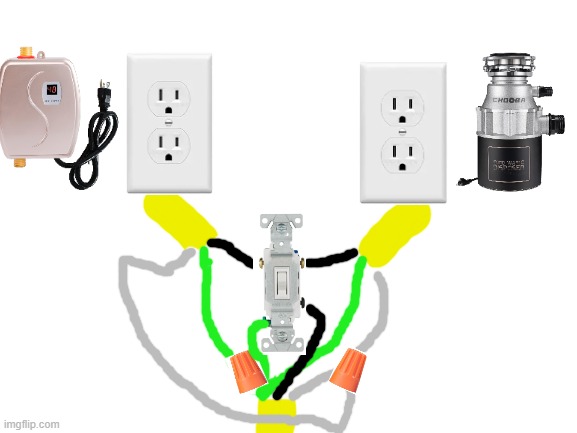 Wiring an either/or switch. : r/electrical