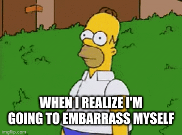 Embarrassed Homer - Imgflip