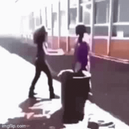 guess she shouldn't have pushed him - Imgflip