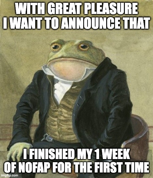 Gentleman frog - Imgflip