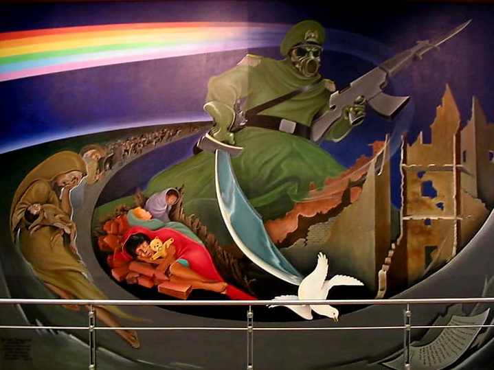 Denver airport mural Memes - Imgflip