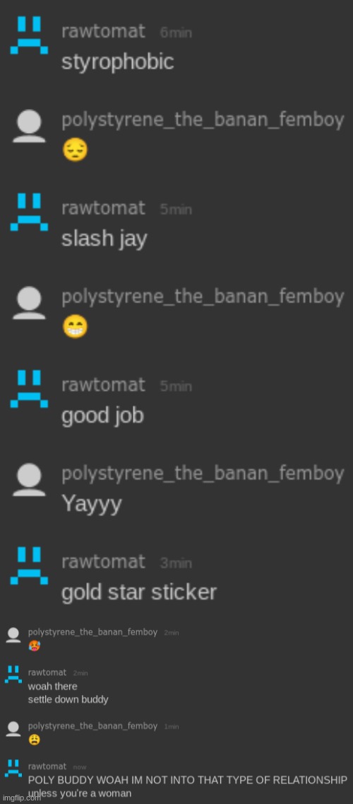 "unless you're a woman" - Imgflip