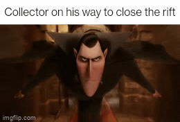 And then he didn't... Apparently the rift has plot armor. - Imgflip