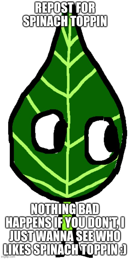 Image tagged in spinach toppin - Imgflip