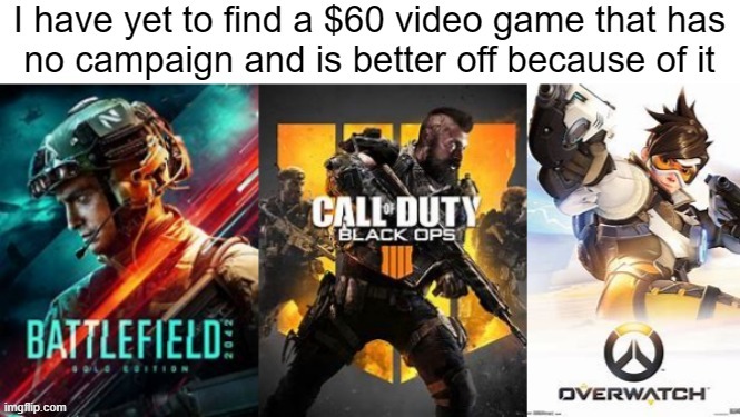 I could play any multiplayer game for free if I wanted. I paid for the ...