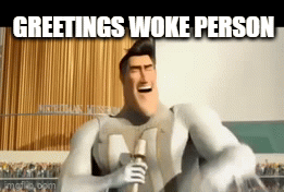 Greetings Woke Person - Imgflip