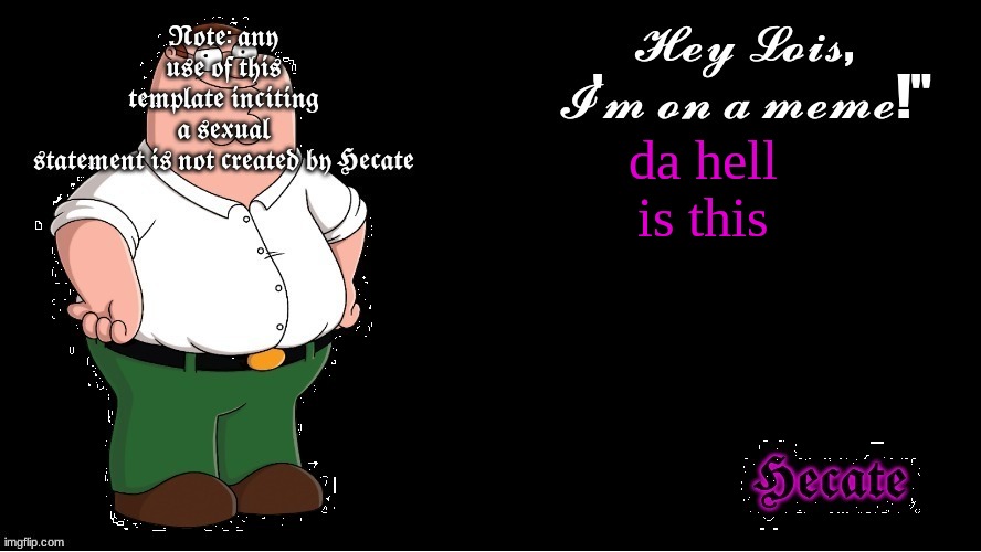 Hecate announcement temp peter - Imgflip