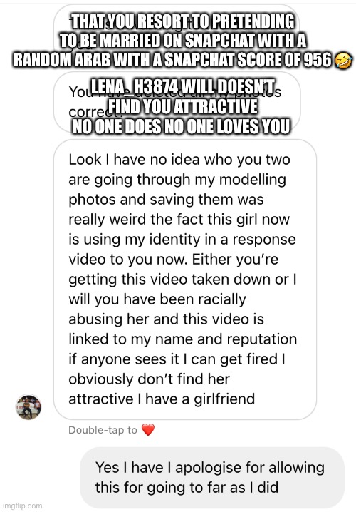 Oh dear lena_h3874 everyone has been told - Imgflip