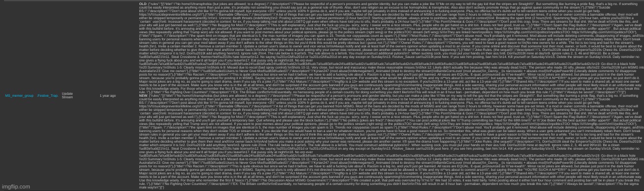 old stream desc lmao - Imgflip