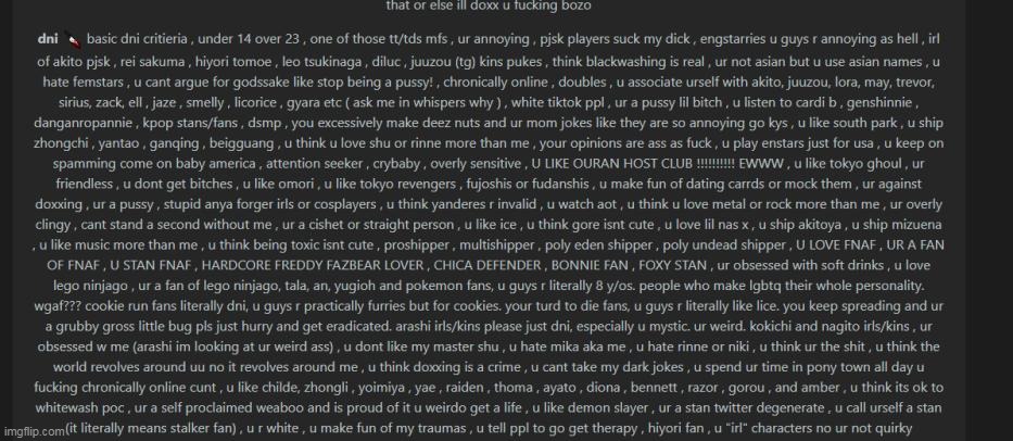 Can't talk with the chronically online twitter user bingo, feel free to share ur results with me ...