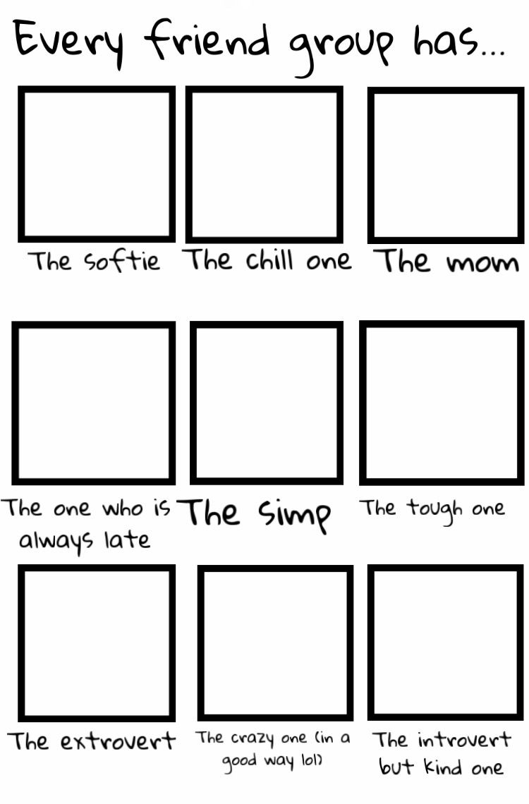 Every Friend Group Has Blank Template Imgflip