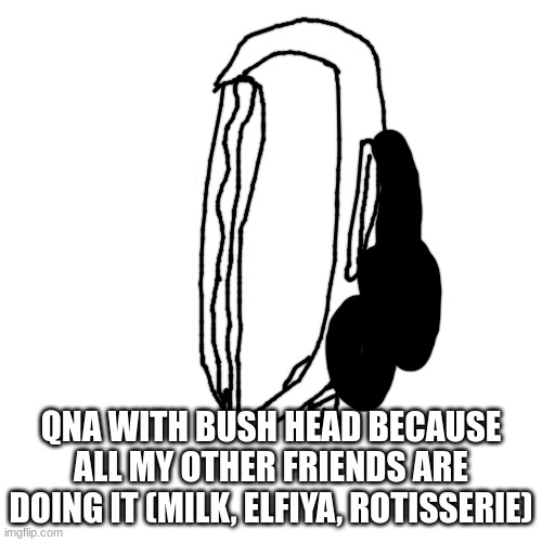 Bush Head eating Subway vertically - Imgflip