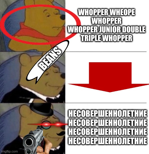 Tuxedo Winnie the Pooh (3 panel) - Imgflip