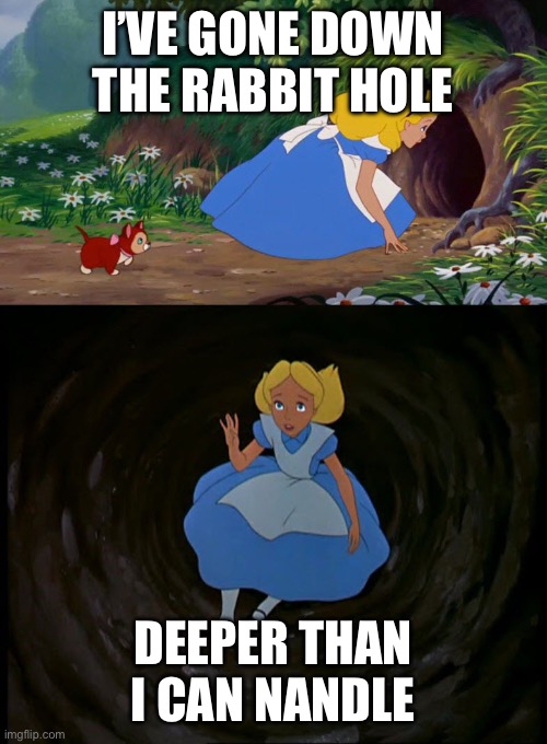 alice rabbit hole - Imgflip