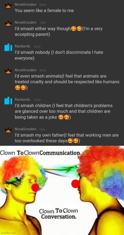 This Convo ain't even goofy at this point lmfao - Imgflip