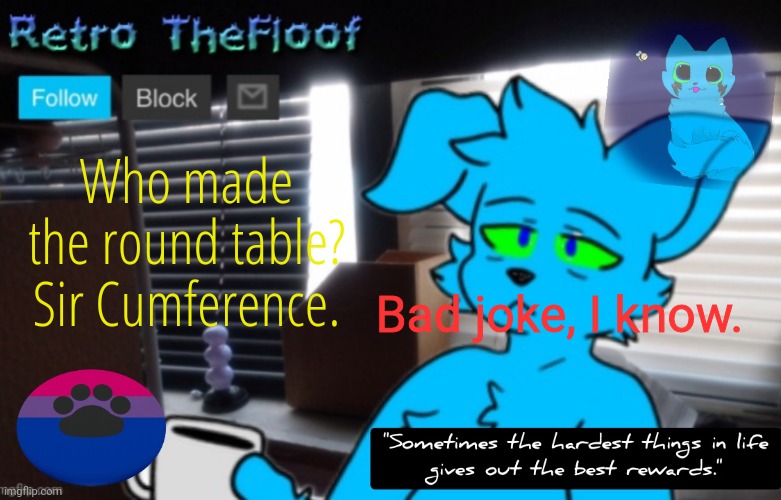 Image tagged in retrothefloof announcement template 2 - Imgflip