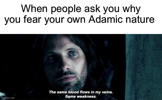 Image Tagged In Blank White Template aragorn lord Of The Rings theology 