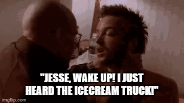 Walter White Waking Up Jesse - Imgflip