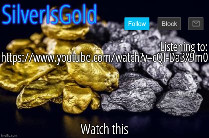 Image tagged in silver announcement template updated - Imgflip